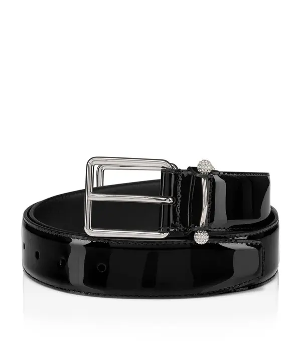 CHRISTIAN LOUBOUTIN Chambeliss Leather Belt - Red