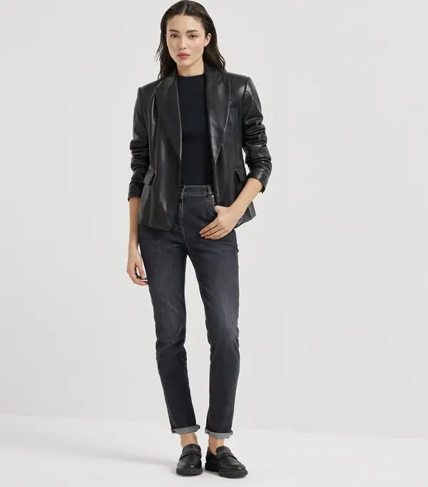 Brunello Cucinelli Cotton Ribbed Tank Top - Black