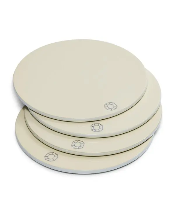 THE MARTHA, BY BACCARAT Set Of 4 Octogone Coasters