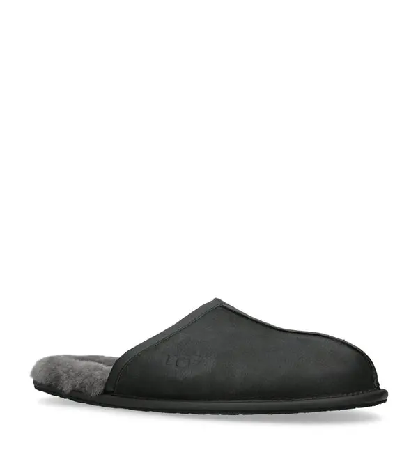 UGG Suede Scuff Slippers - Black