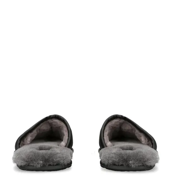 UGG Suede Scuff Slippers - Black