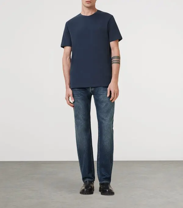 ALLSAINTS Organic Cotton Brace T-shirt - Blue