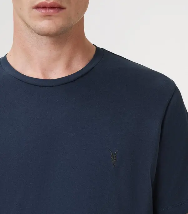 ALLSAINTS Organic Cotton Brace T-shirt - Blue