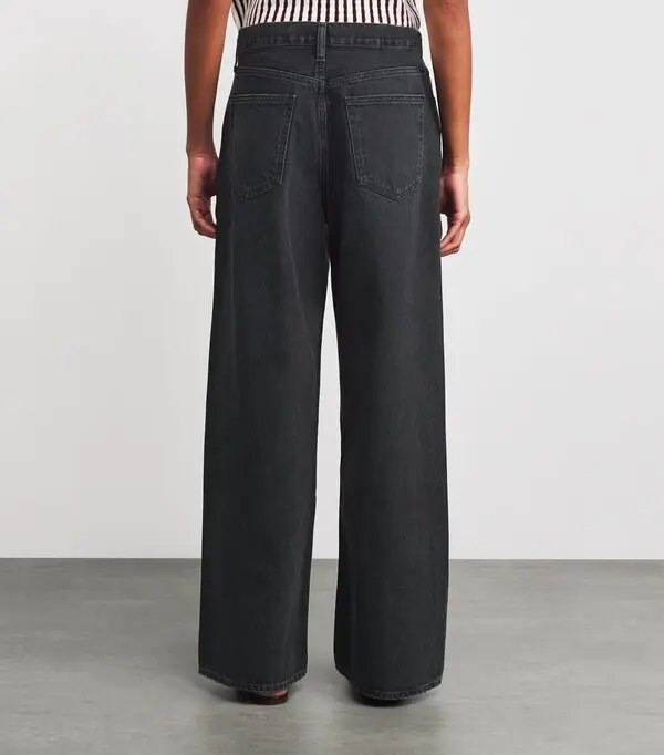 AGOLDE The Low-slung Baggy Jeans - Black