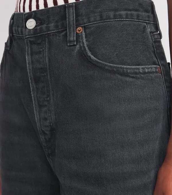 AGOLDE The Low-slung Baggy Jeans - Black