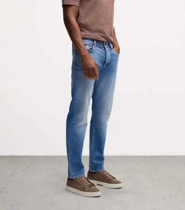 BOSS Stretch-cotton Straight Jeans
