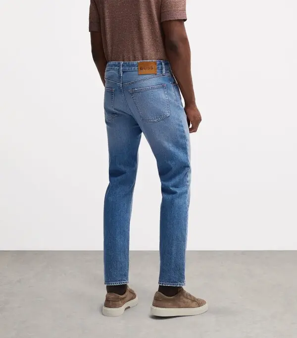 BOSS Stretch-cotton Straight Jeans
