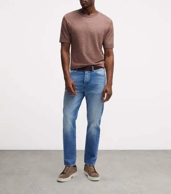 BOSS Stretch-cotton Straight Jeans