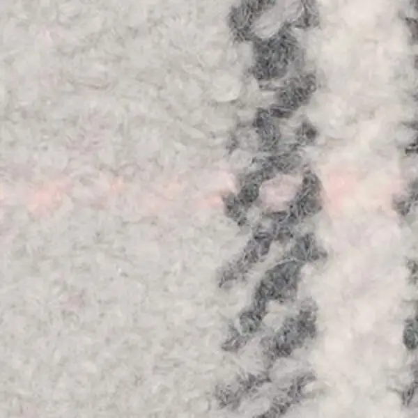 Burberry Alpaca-wool Bouclé Check Scarf - Grey