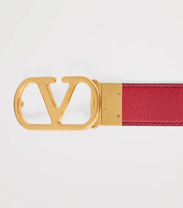 Valentino Garavani Reversible Vlogo Signature Belt - Black