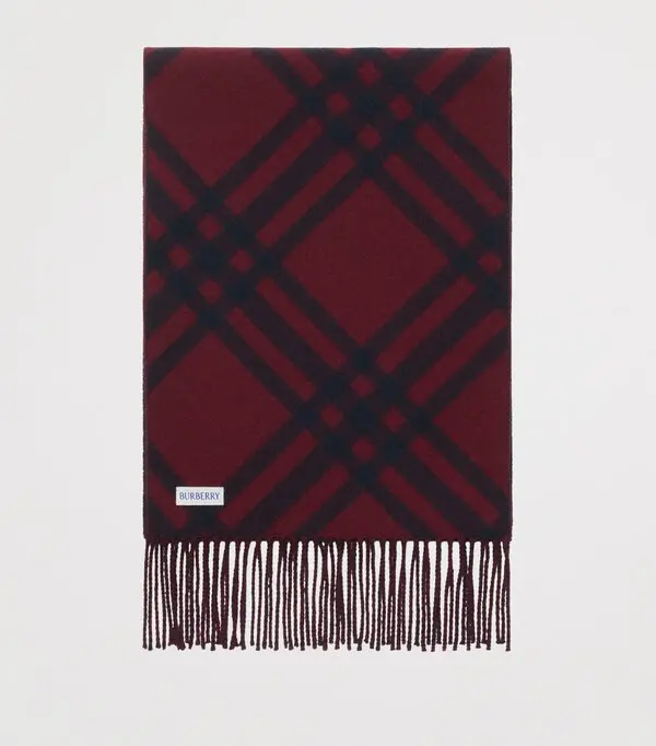 Burberry Cashmere Check Scarf