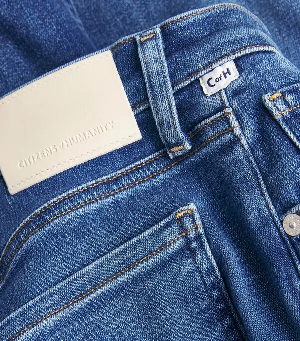 Citizens Of Humanity Cropped Lyra Wide-leg Jeans - Blue