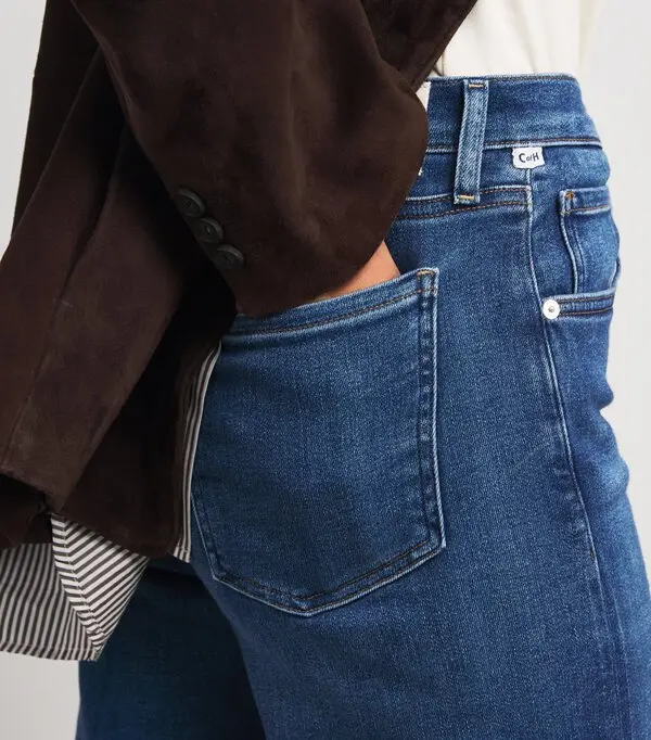 Citizens Of Humanity Cropped Lyra Wide-leg Jeans - Blue