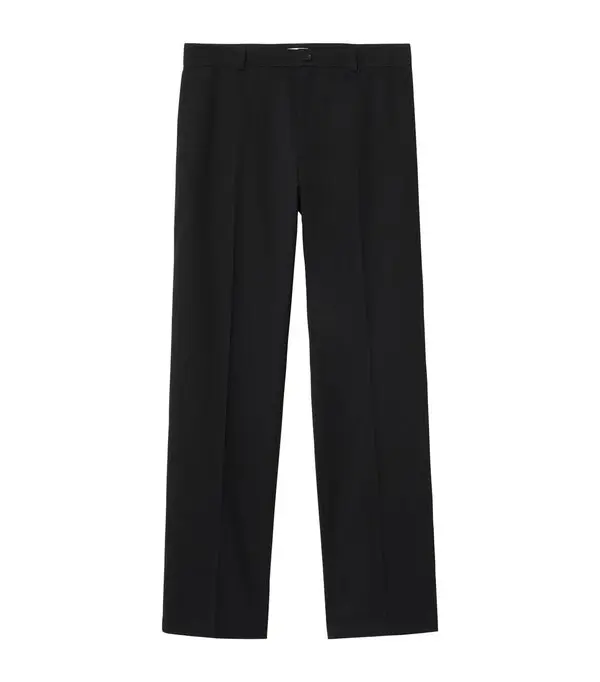 Burberry Cotton Twill Slim Chinos - Black