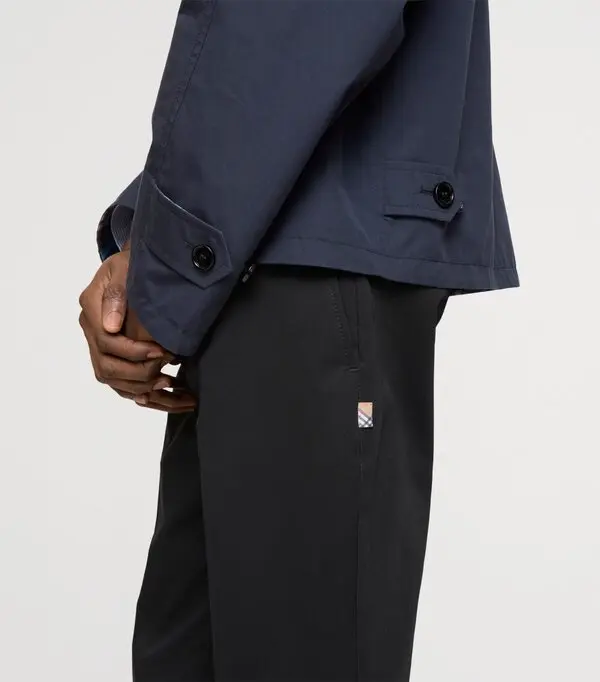 Burberry Cotton Twill Slim Chinos - Black