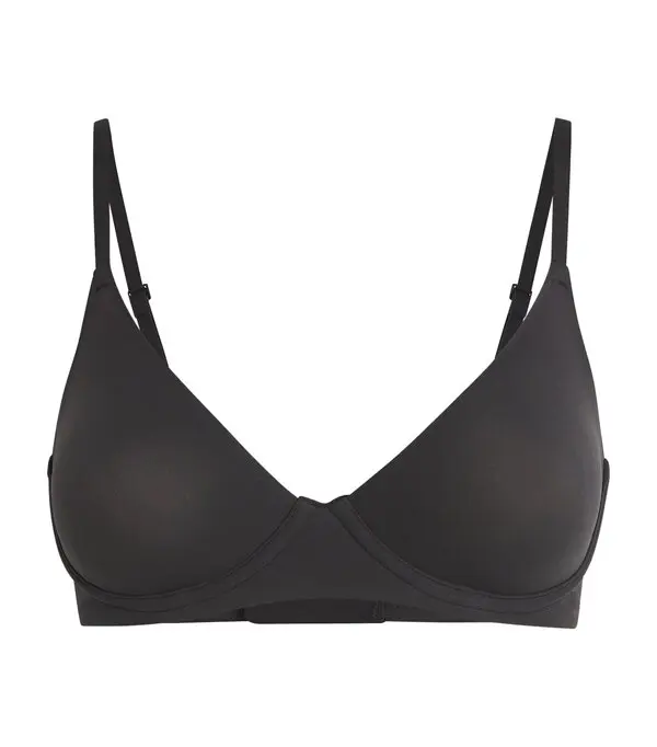SKIMS Fits Everybody Unlined Demi Bra - Black