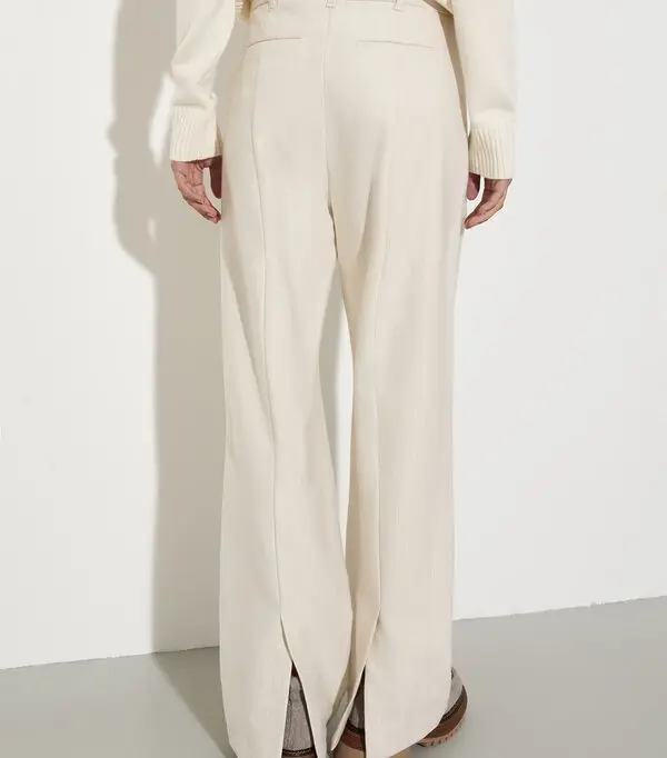 Max & Co. Cotton-wool Straight Trousers