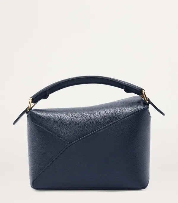 Loewe Mini Leather Puzzle Edge Top Handle Bag