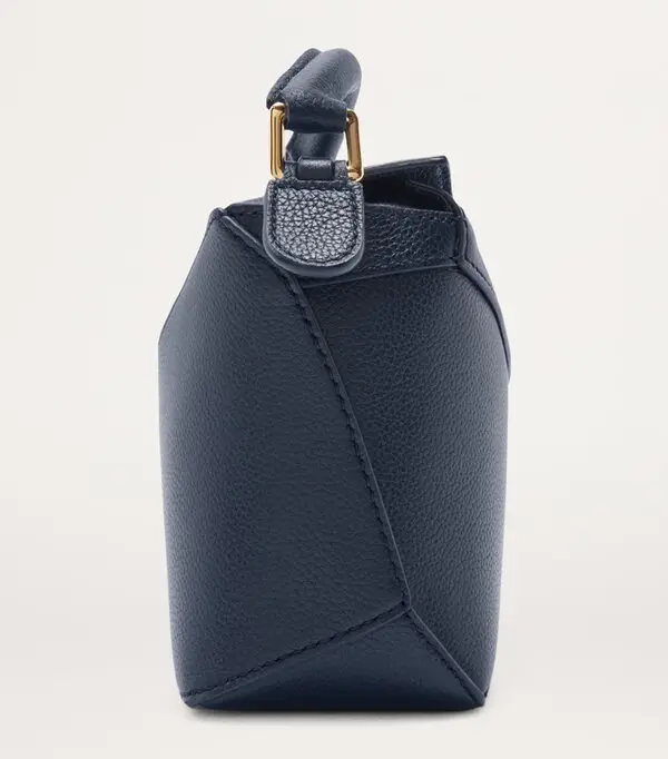 Loewe Mini Leather Puzzle Edge Top Handle Bag