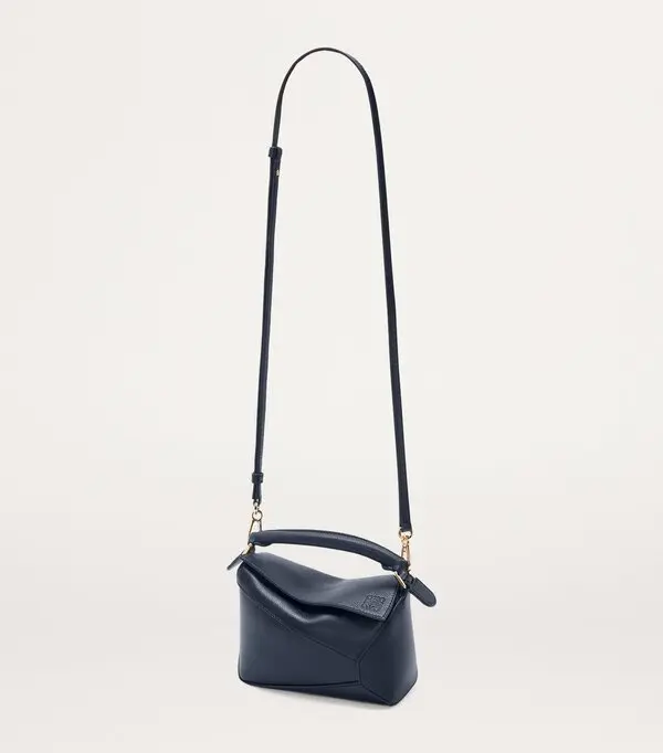Loewe Mini Leather Puzzle Edge Top Handle Bag