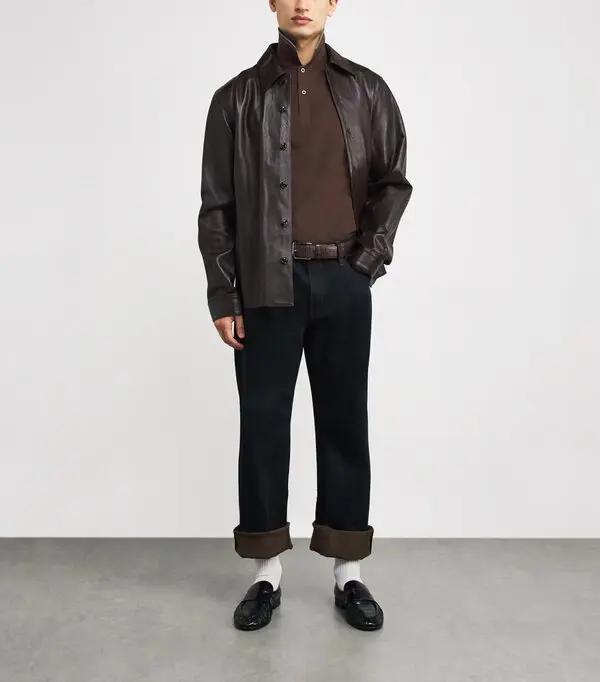 Fred Perry Twin Tipped Polo Shirt - Brown