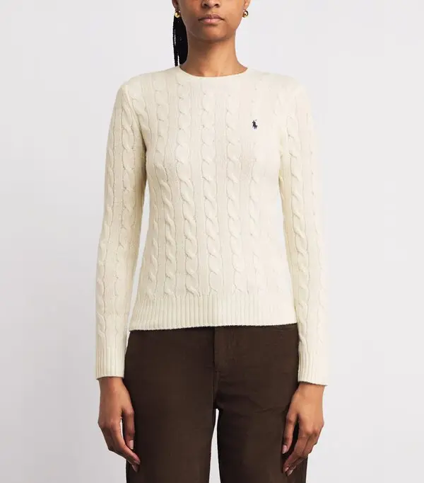 Polo Ralph Lauren Wool-cashmere Julianna Sweater - Ivory