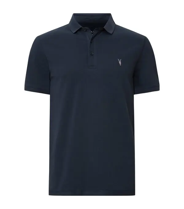 ALLSAINTS Organic Cotton Reform Polo Shirt - Blue