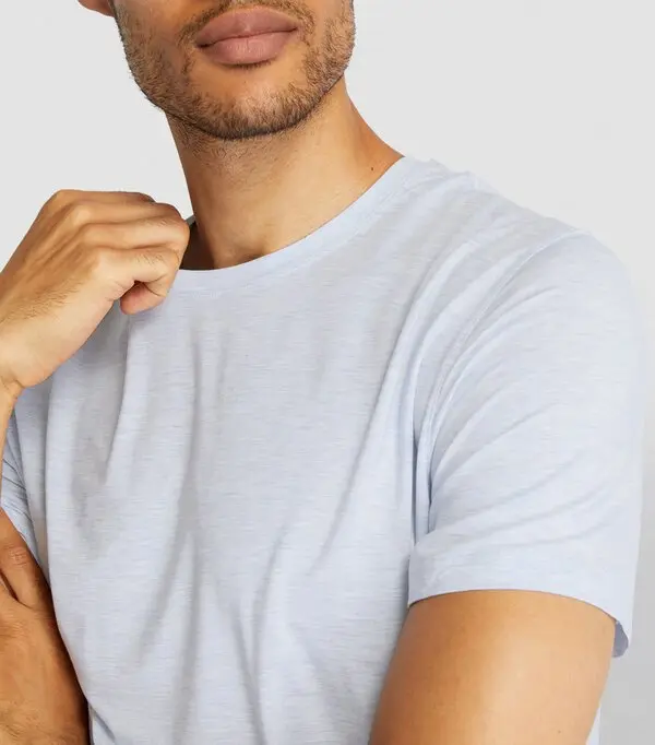 Derek Rose Modal Micro T-shirt - Blue