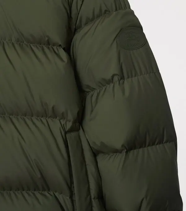 Burberry Detachable-sleeve Puffer Jacket - Grey