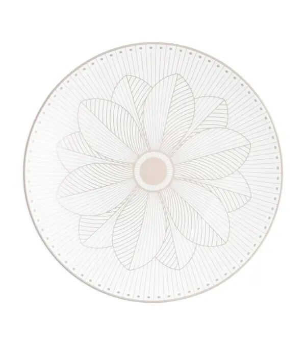 Christofle Porcelain Malmaison Platinum Impériale Bread Plate - Silver