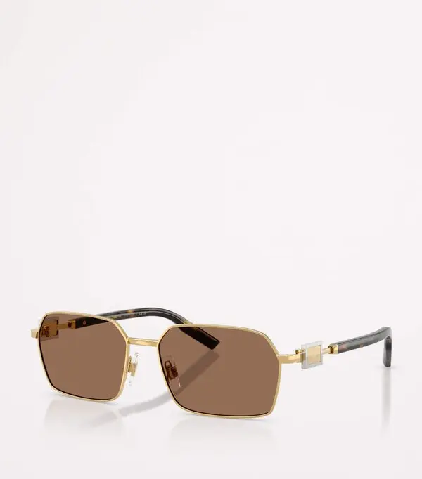 Dolce & Gabbana Wire-frame Rectangle Sunglasses