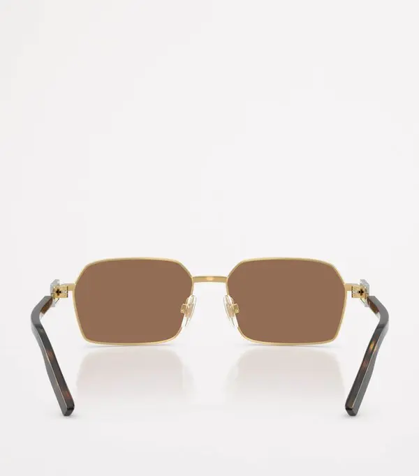 Dolce & Gabbana Wire-frame Rectangle Sunglasses