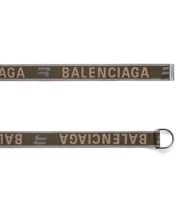 Balenciaga Logo D-ring Belt