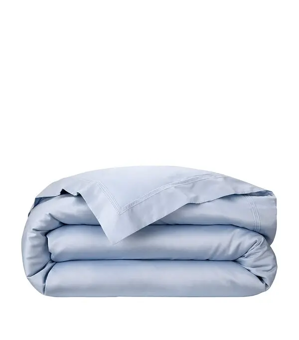 YVES DELORME Triomphe Celeste Double Duvet Cover - Blue