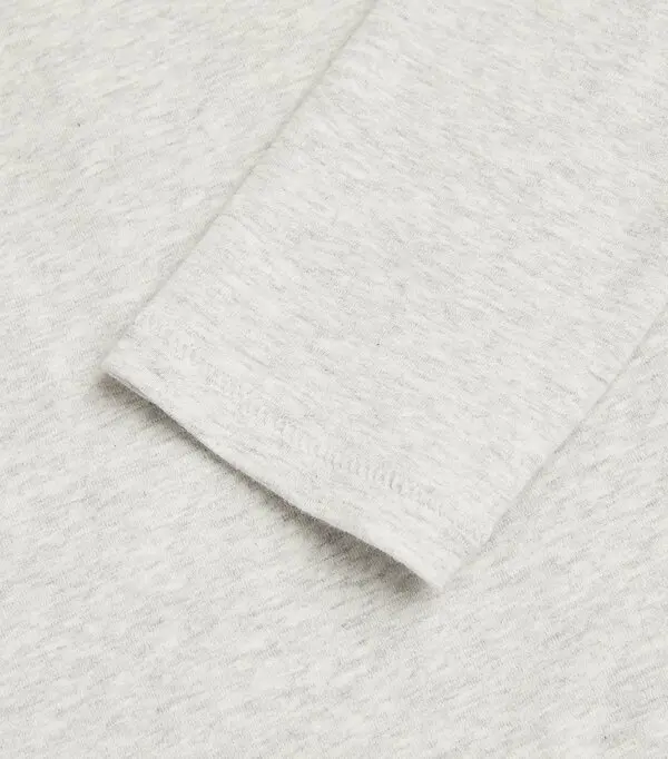 SKIMS Cotton Jersey Long-sleeve T-shirt - Grey