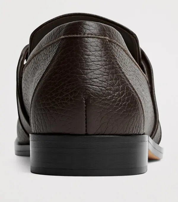 Bottega Veneta Leather Astaire Loafers - Brown