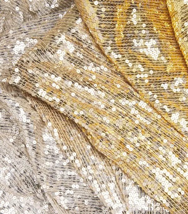 Jenny Packham Cassia Sequin Cape - Silver