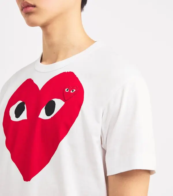 Play Comme Des Garcon Heart Logo T-shirt