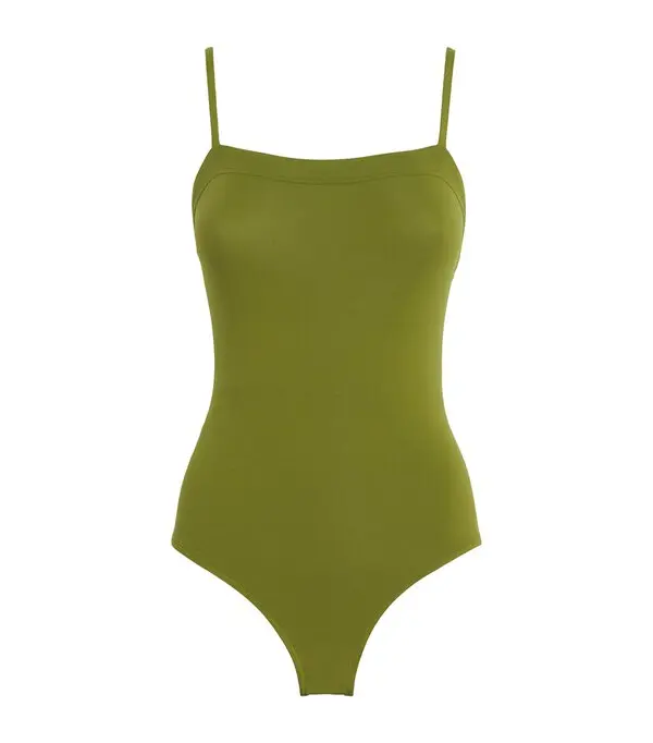 ERES Aquarelle Square-neck Swimsuit - Green