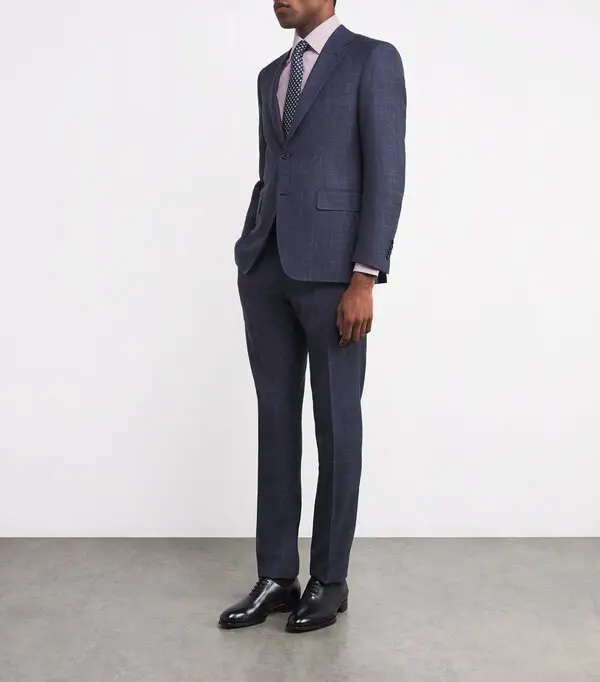 Brioni Cotton Micro-houndstooth Shirt