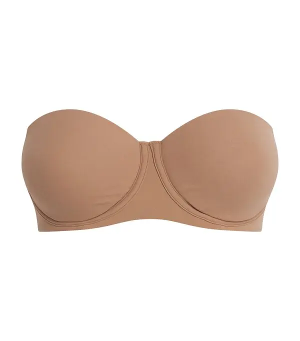 SKIMS Fits Everybody Strapless Bra - Brown