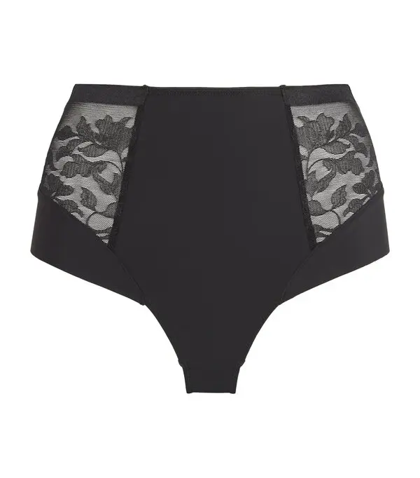 Fantasie High-waist Illusion Briefs - Black