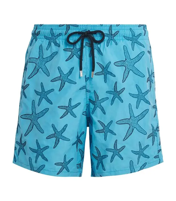 Vilebrequin Embroidered Starfish Mistral Swim Shorts - Blue