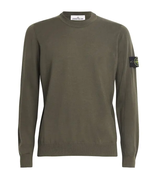 Stone Island Virgin Wool Crew-neck Sweater