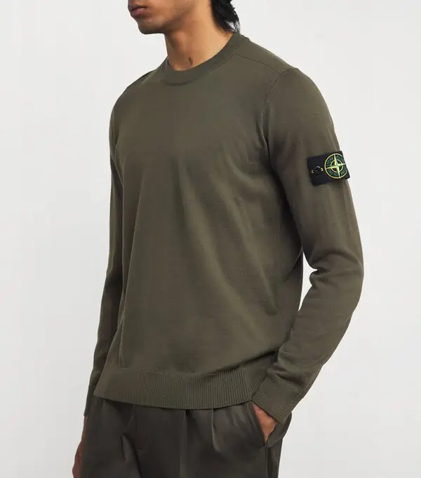Stone Island Virgin Wool Crew-neck Sweater