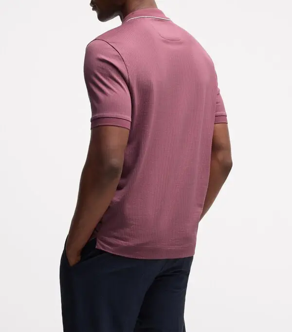 BOSS Cotton-silk Polo Shirt
