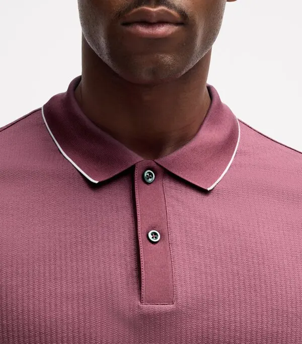 BOSS Cotton-silk Polo Shirt