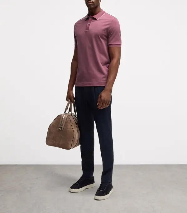 BOSS Cotton-silk Polo Shirt