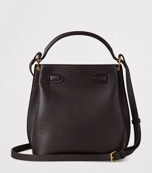 Mulberry Leather Islington Bucket Bag - Black