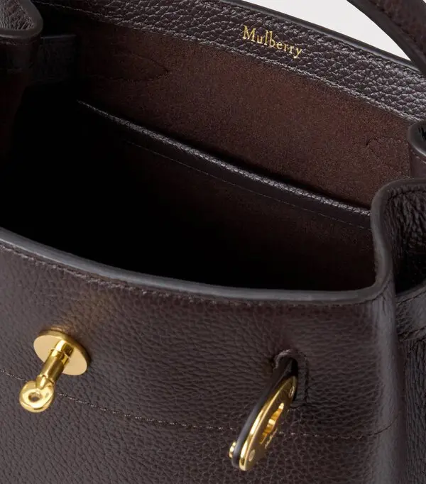 Mulberry Leather Islington Bucket Bag - Black